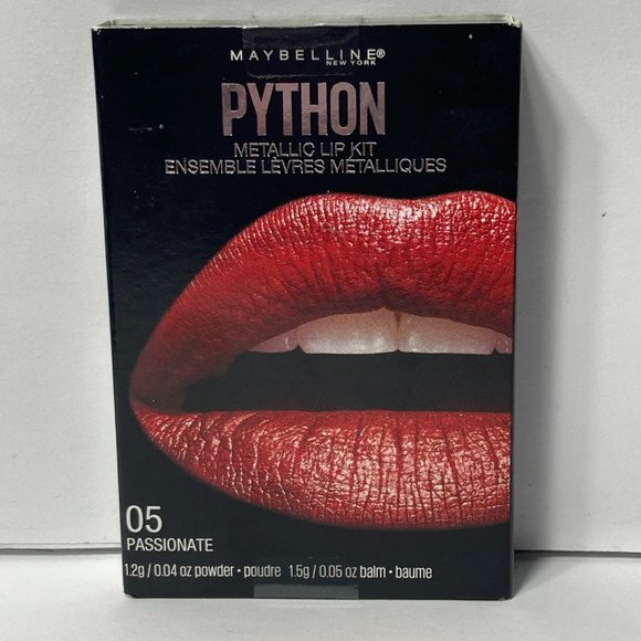 Maybelline | Makeup | Maybelline Python Metallic Lip Kit Passionate ...